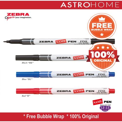 Promo Spidol Permanen Namepen Permanent Marker (Oil Base) Zebra Name ...