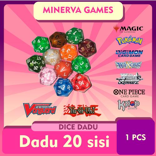 Jual Dice / dadu 20 sisi Pokemon, mtg, yugi, DND V2 - 1 - Kota Surabaya ...