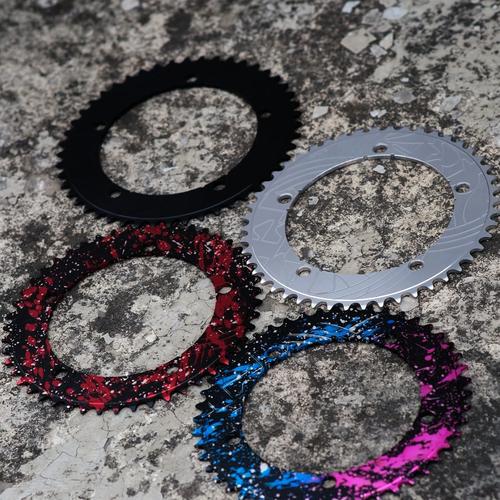Jual Chainring ARDENTLY 48t bcd144 fixie track - Red splatter - Jakarta ...