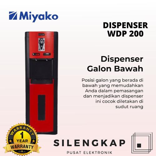 Jual Miyako WDP200 Dispenser [Air Galon Bawah]GARANSI RESMI - Jakarta ...