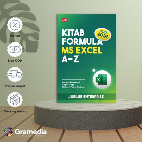Promo Gramedia Supratman | Kitab Formula MS Excel A-Z (Edisi 2024) - Kota Bandung - Gramedia ...