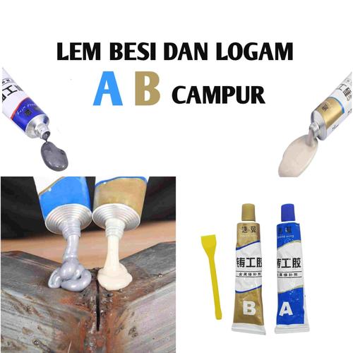 Jual Lem Epoxy Ab Campur Penambal Besi Steel Radiator Anti Bocor Panas - Jakarta Timur ...