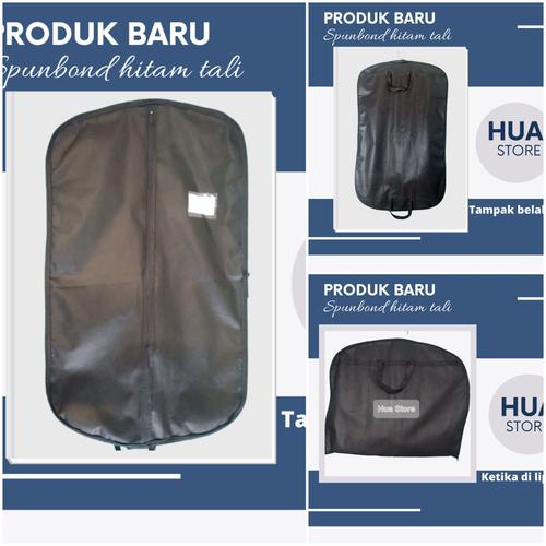 Jual Cover Jas - Sarung Jas Model Spunbond Hitam tali - Kab. Bekasi ...
