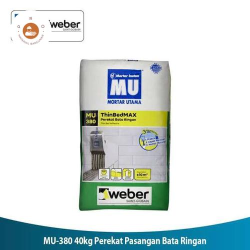 Jual MU 380 - Perekat Lem Bata Ringan Hebel MU-380 MU380 Mortar Utama ...