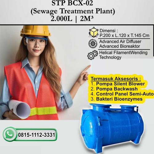 Jual Septictank Biofil IPAL STP Biotank 2.000 Ltr 2M3 / Biotech Biofil ...