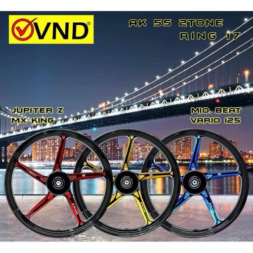 Jual VELG RACING VND AK 55 TWO TONE RING 17 ALL NEW VARIO 125 VARIO 150 ...