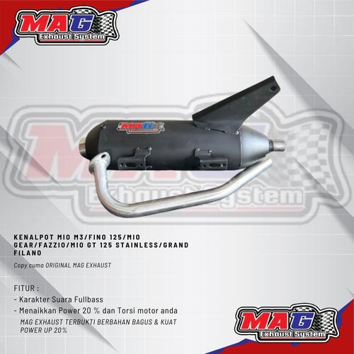 Jual Knalpot Mio M3/Fino /Mio Gear/Fazzio/Mio GT 125 Stainless/Grand ...