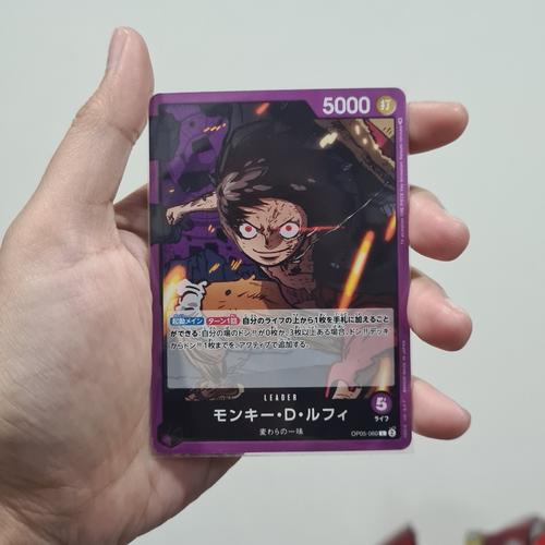 Jual Monkey D. Luffy OP05-060 Leader - ORI TCG ONE PIECE CARD GAME ...