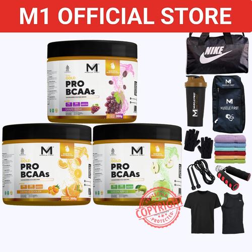 Jual Muscle First M1 Pro BCAA 300 GRAM 30serving Recovery & Build ...