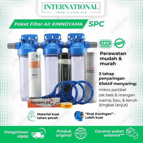 Promo Paket Filter Air Sumur Bor Berbesi / Filter Air Toren 3 Tahap 10 ...