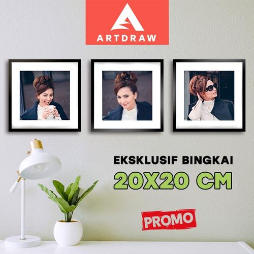 Jual CETAK FOTO+Exclusive BINGKAI HD 20X20 (Frame tanpa paku tinggal ...