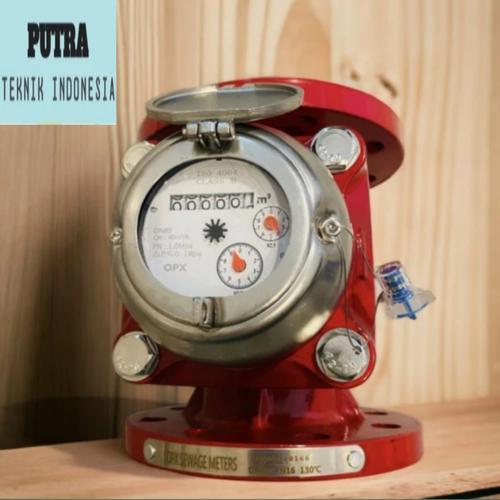 Jual Flowmeter Limbah Air Kotor Dingin Panas 130°C 3Inch Flow meter 3 ...