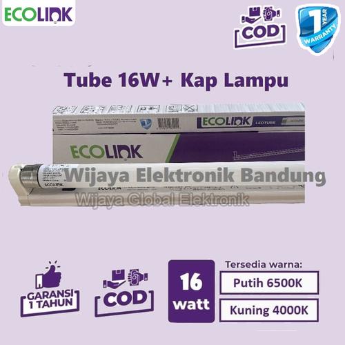 Jual Lampu LED Tube Ecofit Tabung Set ECOLINK TL 16W 16 w watt T8 ...