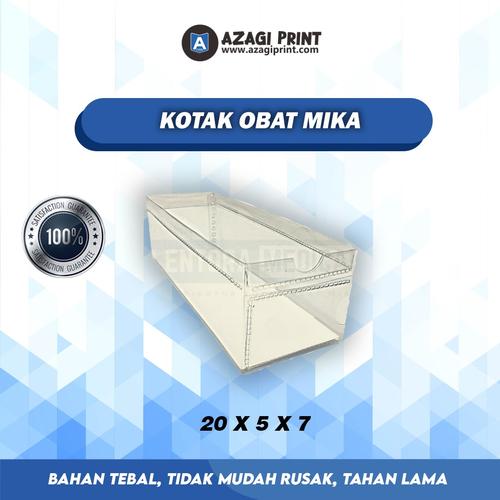 Jual Kotak Obat Mika Ukuran 20x5x7cm Paket Hemat Isi 15 Pcs - Jakarta ...