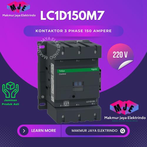 Promo Kontaktor 3 Phase 150 Ampere LC1D150M7 3P 150A 220V Schneider ORI ...