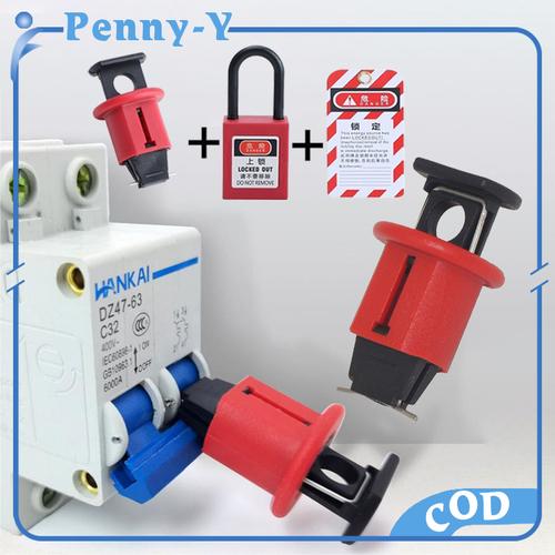 Jual Mcb Safety Lockout Miniature Sicruit Breaker Lock Out Tag Out Mcb ...