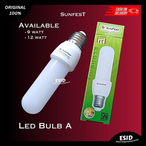 Jual SUNFEST Lampu LED Bohlam Model Stick Super Terang Hemat Energy SNI - 9 Watt - Kota Medan ...