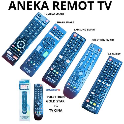 Jual Remot TV Polytron Sharp LG Toshiba Sharp Samsung TV China Smart ...