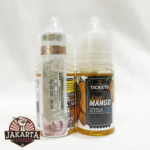 Jual [SALT] EJM TICKETS MANGO XTRA ICE SALTNIC 30ML 25MG BY EJM ...