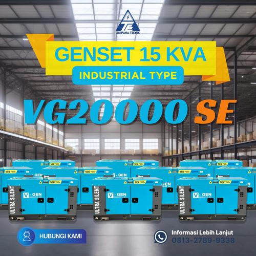 Jual GENSET DIESEL INDUSTRIAL 15-17 KVA VG20000SE ULTRA SILENT BUILT UP - Kota Surabaya ...