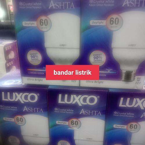 Jual lampu LED jumbo 60 wat luxco bergaransi 1 tahun..cahaya putih ...