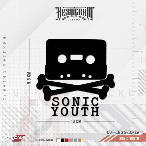 Jual Cutting Sticker Sonic Youth Band Logo | Stiker Cutting Sonic Youth ...