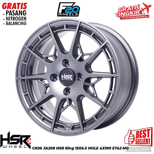 Jual VELG MOBIL HSR CK05 JA208 R15X65 H4X100 ET42 MG - Kota Depok - F20 Wheels | Tokopedia