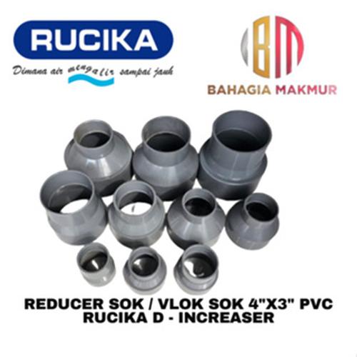 Jual Reducer Sok / Vlok Sok 4"x3" PVC Rucika D - Increaser - Kota ...