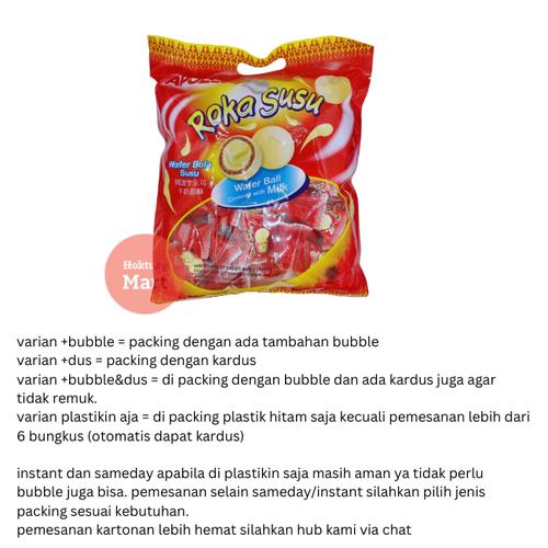 Jual Apollo Roka Wafer Ball Snack Jadul - Susu, PlastikinAja - Jakarta ...