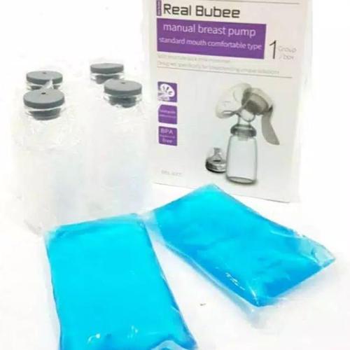 Jual Pompa Asi Real Bubee Manual + 4 Btl Asi 100 Ml+ 2 Blue Gel Smrb1 ...