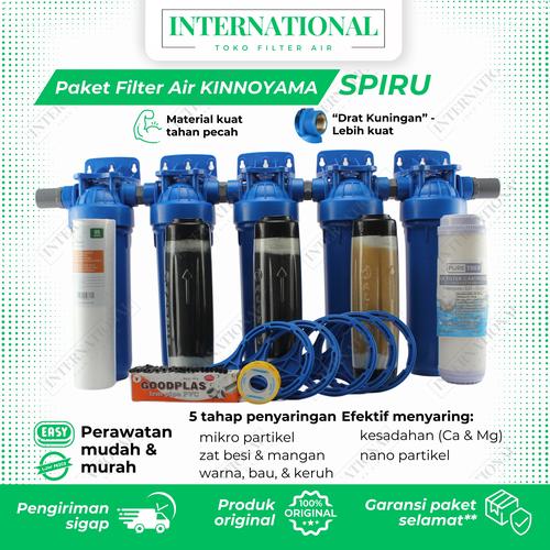 Jual Filter Air Sumur Lengkap 1 Set / Penjernih Air Toren Keruh Zat ...