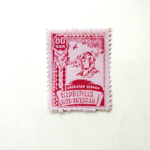 Jual Prangko Revolusi Jawa 1946. J36 80 sen Pilot Tempur - Jakarta ...