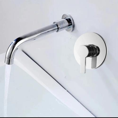 Jual kran tanam kuningan Mixer panas dingin Chrome / kran shower tanam ...