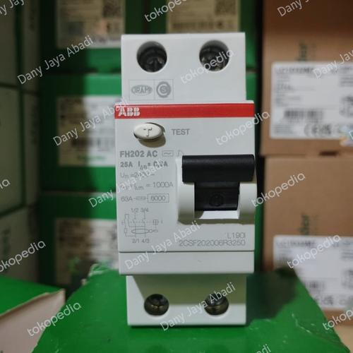 Jual ELCB RCCB ABB 2P 25A 300mA FH202 AC 2CSF202006R3250 - Jakarta Pusat - Dany Jaya Abadi ...