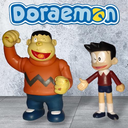 Jual set Figure vynil temnnya Doraemon si suneo dan Giant, ori dan ora ...