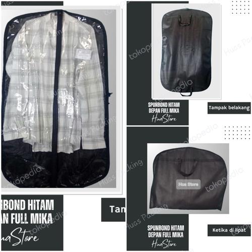 Jual Cover jas - Cover baju - Sarung jas model Spunbond full mika - Kab ...