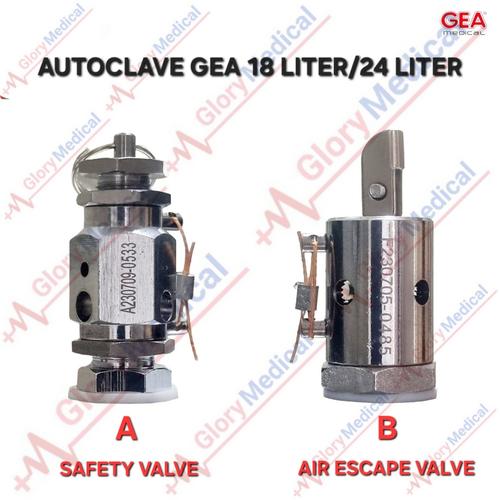 Jual Safety Valve - Air Escape Valve Autoclave GEA 18 Liter / 24 Liter ...