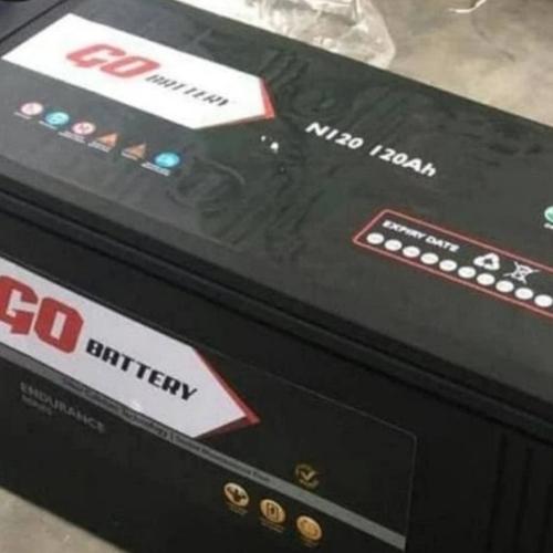 Jual Aki kering GO Battery N120 12V 120Ah Genset Kapal Dump Truck ...