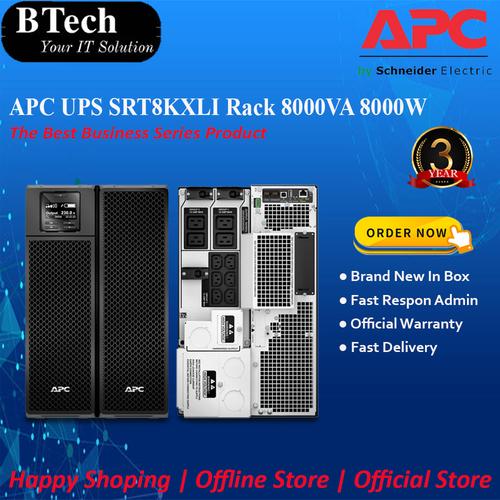 Jual APC SRT8KXLI UPS Rack 8000VA 8000W Smart Online Rackmount ...