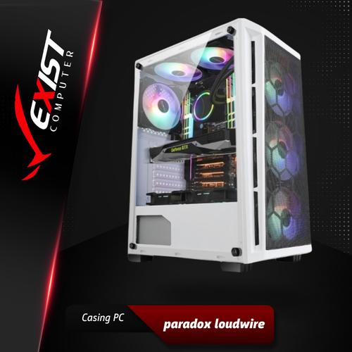 Jual PC CASING PARADOX GAMING LOUDWIRE + 4x FAN ARGB _ CASING GAMING ...