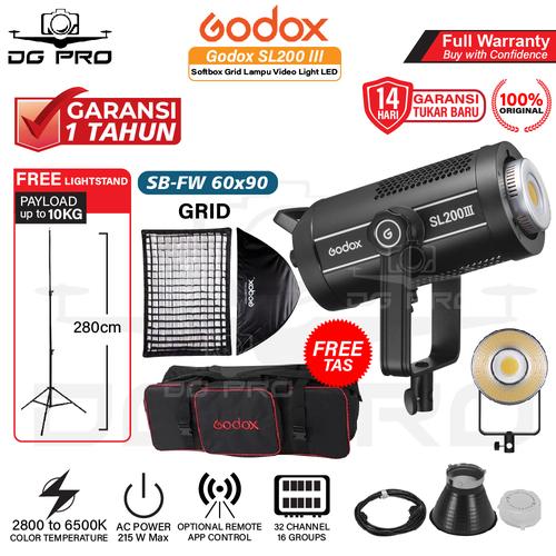 Jual Godox SL200III Studio LED SL 200III / SL200 III Lampu Original ...