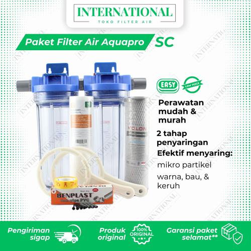 Promo Filter Air Toren 10" 2 Tabung / Filter Air Sumur Bor Keruh ...