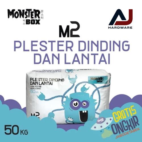 Promo Semen Instan Mortar Plester Dinding Perata Lantai MonsterBox M2 ...