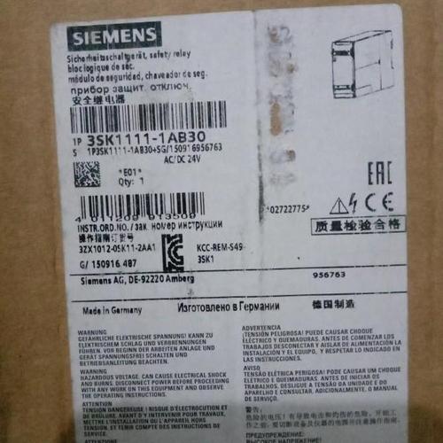 Jual Siemens Sirius 3Sk1111-1Ab30 Safety Relay Original - Jakarta Barat ...