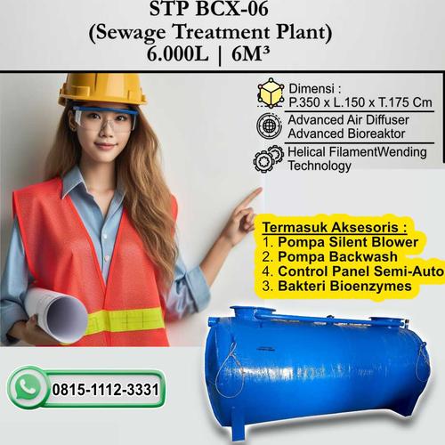 Jual Septictank Biofil IPAL STP Biotank 6.000 Ltr 6M3 / Biotech Biofil ...
