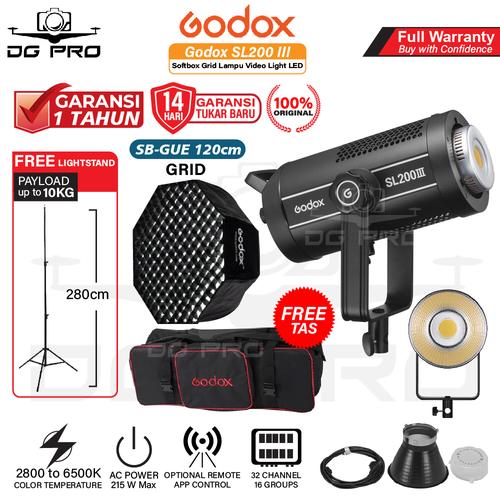 Jual Godox SL200III Studio LED SL 200III / SL200 III Lampu Original ...