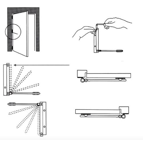 Jual ALAT MINI DOOR CLOSER KELOSER MINI KECIL ALAT PENUTUP PENAHAN ...