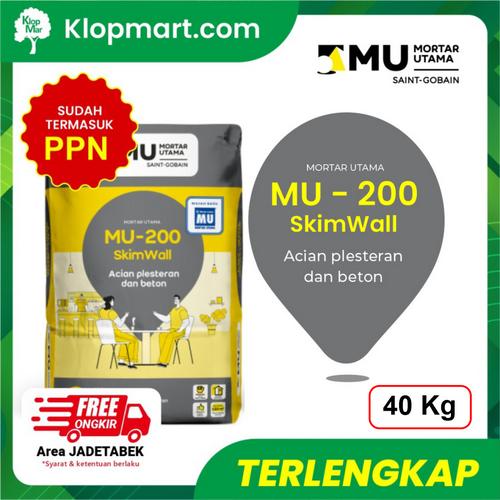 Jual Mortar Utama MU-200 SkimWall Acian Plaster & Beton 40kg - Jakarta ...
