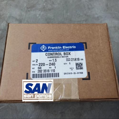 Jual Control Box Franklin 2 hp 1.5 kW 1 Phase 220 V - Kab. Sidoarjo - SAN POMPA | Tokopedia