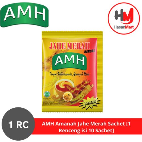 Jual AMH Amanah Jahe Merah Sachet [1 Renceng isi 10 Sachet] - Kab. Tangerang - HASAN MART ...